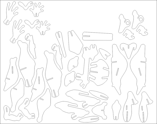 Maple Leaf dxf File - Cnc File