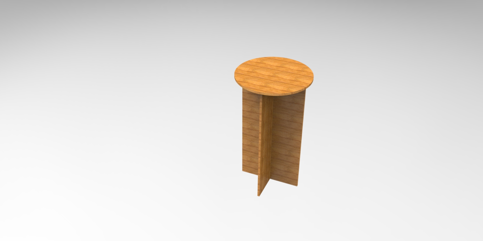 10 Mm Mdf Chair Stool dxf File - Cnc File
