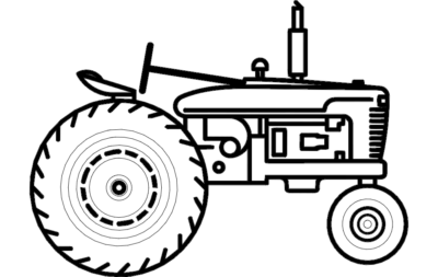 Tractor dxf File - Cnc File