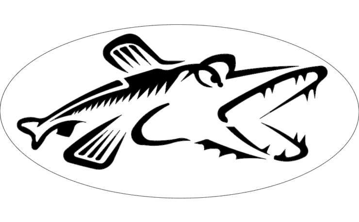 Northern Pike Fish Silhouette dxf File - Cnc File