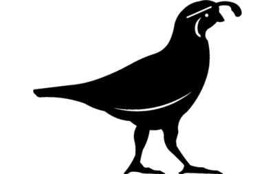 Quail Silhouette dxf File - Cnc File