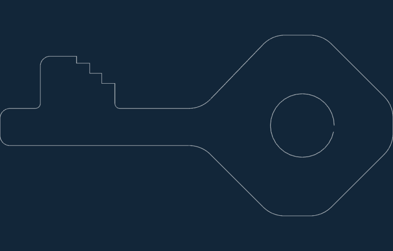 Key dxf - Cnc File