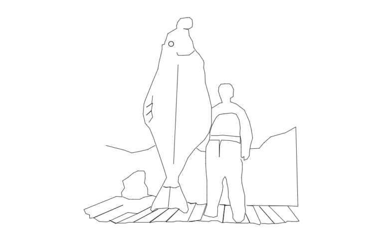 Silhouette of Peterbilt Truck dxf File - CNC FILE