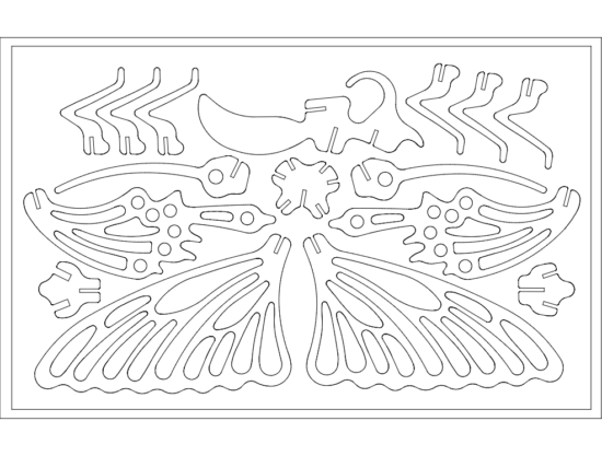 A10 Aircraft Front dxf File - CNC FILE