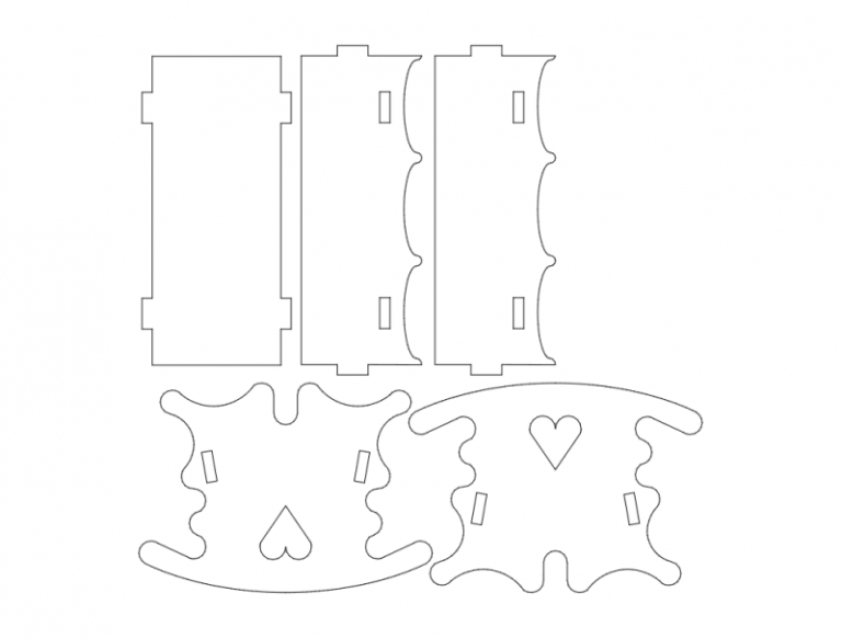 Panel dxf File - CNC FILE