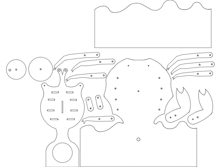 Marble Solitaire dxf File