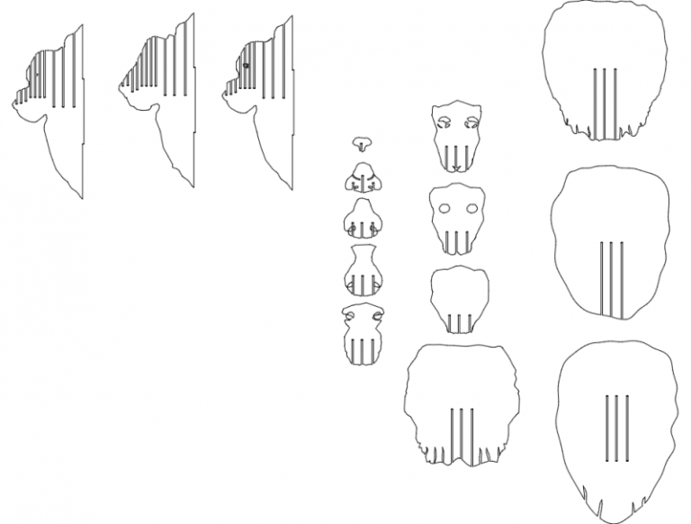 Kitty Cat dxf File - Cnc File