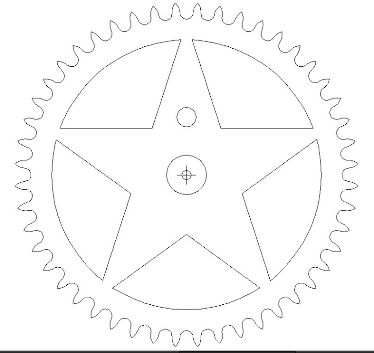 Wind spinner wolf dxf File - Cnc File