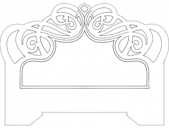 Ram Silhouette dxf File - CNC FILE