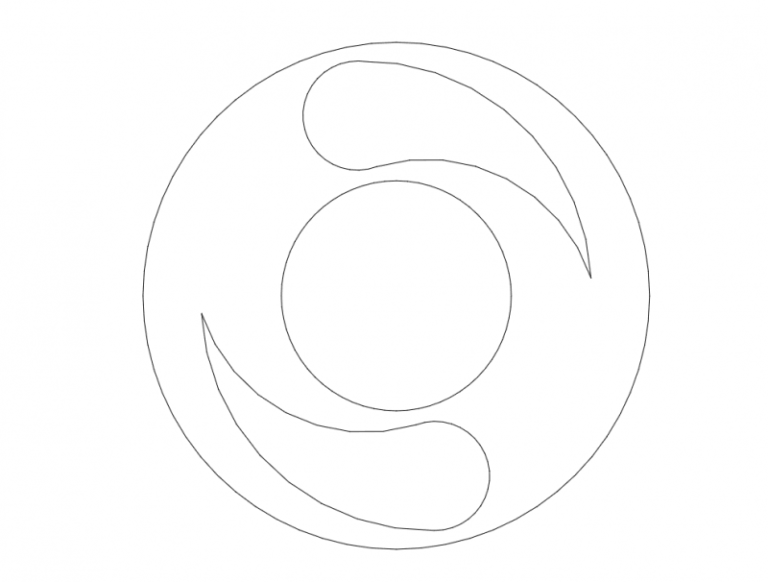 World Continents dxf File - Cnc File