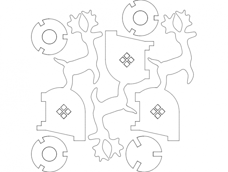 Knife dxf File - Cnc File