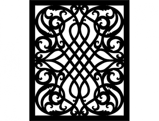 Decoration dxf File - CNC FILE