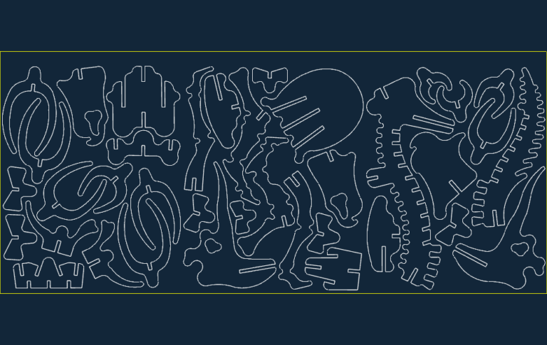 78 Ford Pickup 17 inches dxf File - Cnc File