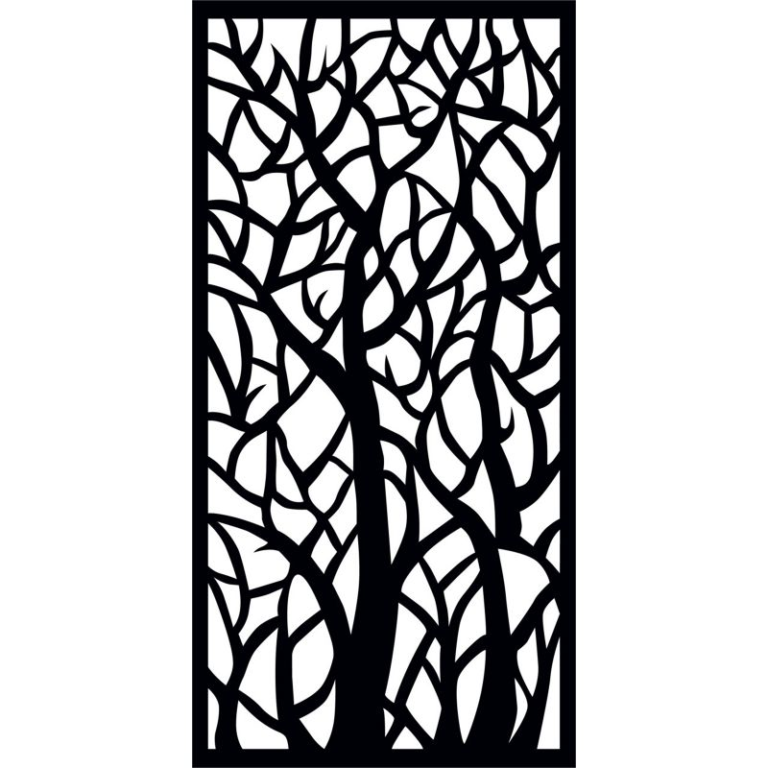 Flower Scroll dxf File - Cnc File