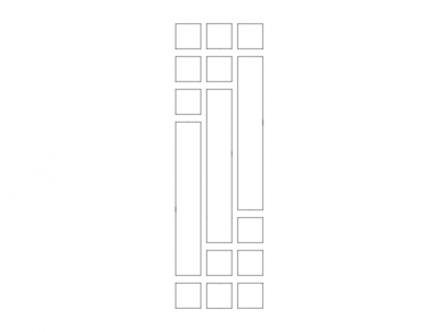 Shark Cribbage Board dxf File - Cnc File