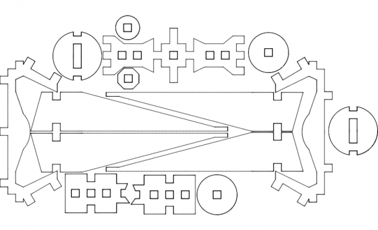 Snowflake A dxf File - Cnc File