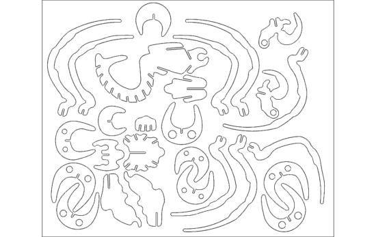 Kids Chair dxf File - Cnc File