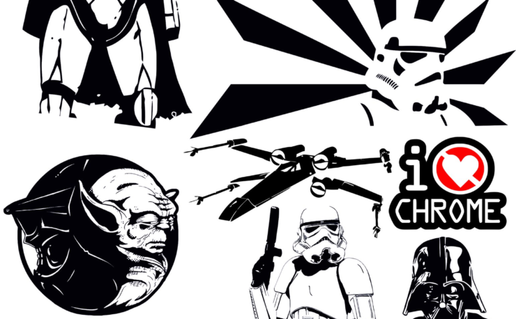Star Wars Vectors Pack Free Vector - Cnc File