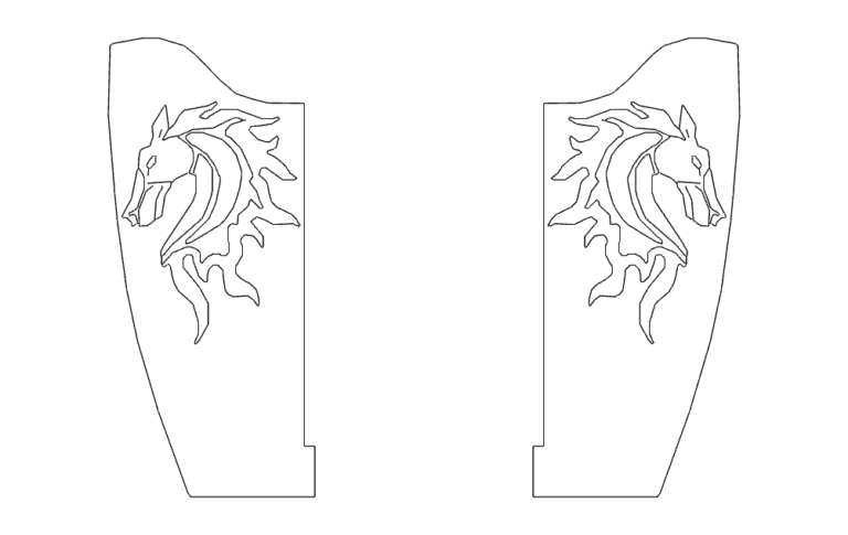 City Buildings dxf File - Cnc File
