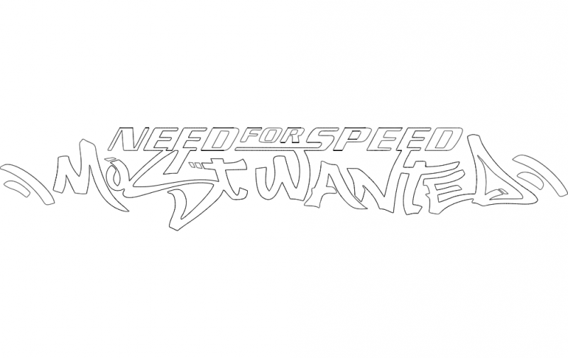 Nfs Most Wanted dxf File - CNC FILE
