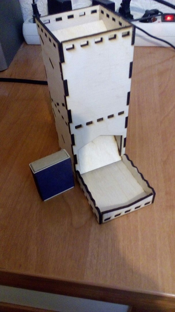 Tower For Dice DXF File - CNC FILE