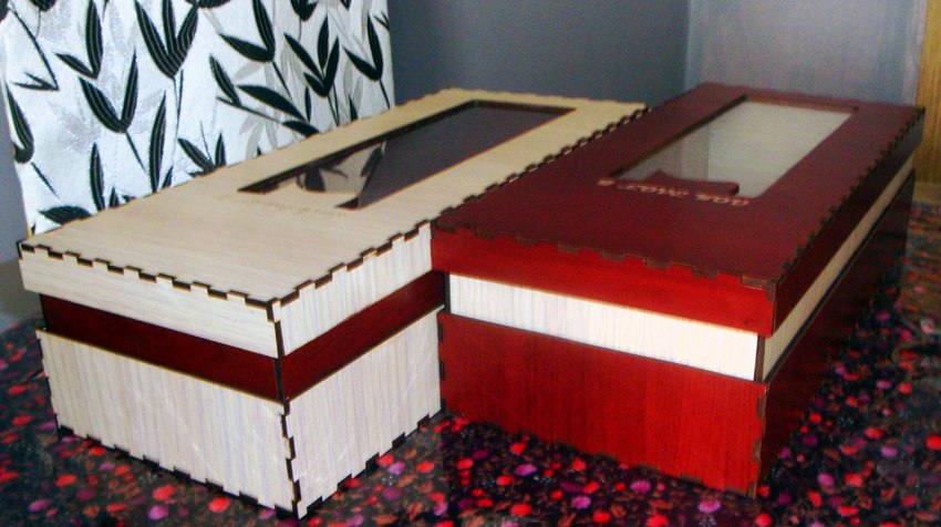 Laser Cutting Box DXF File - CNC FILE