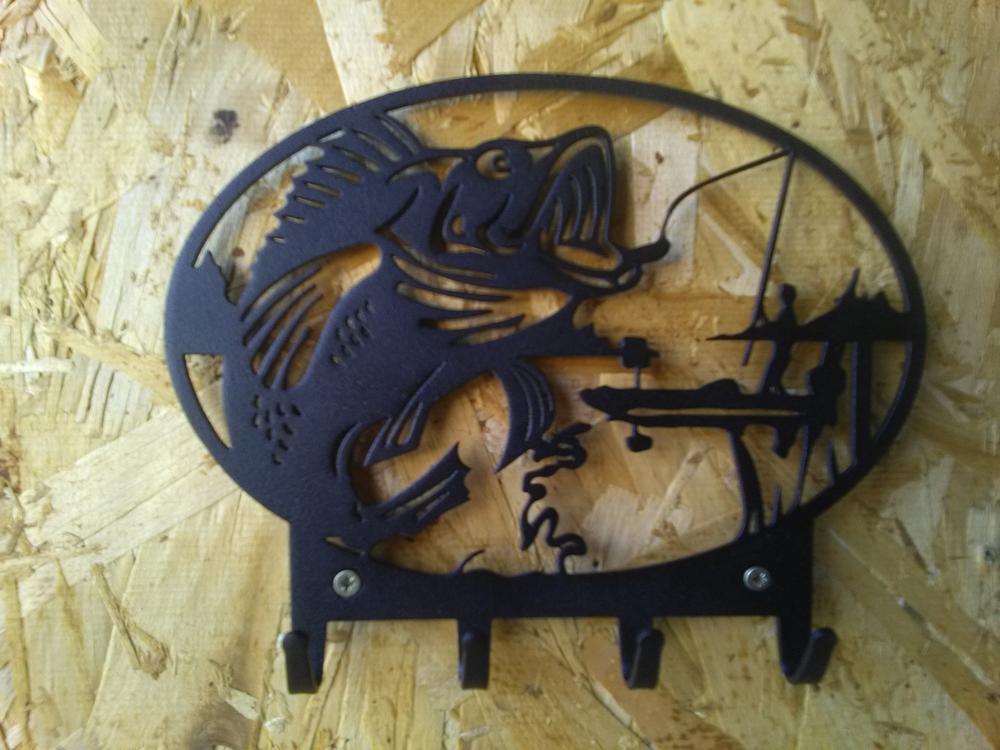 Fishing Key Holder Key Hook Hanger DXF File - CNC FILE