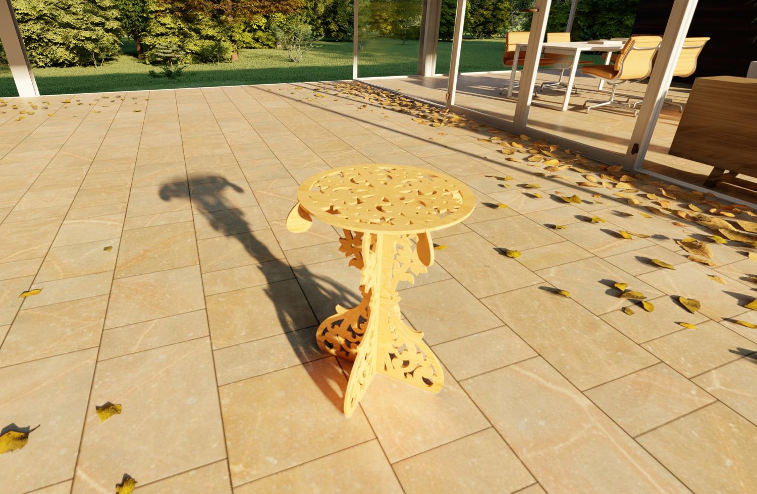 Laser Cut Coffee Table Free Vector - CNC FILE