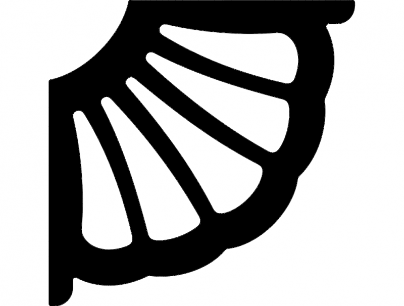 Corner Design Kron 0015 dxf File - CNC FILE