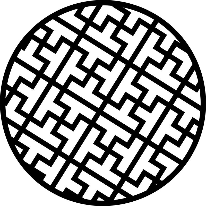 Circular Decorative Pattern Design dxf File - Cnc File