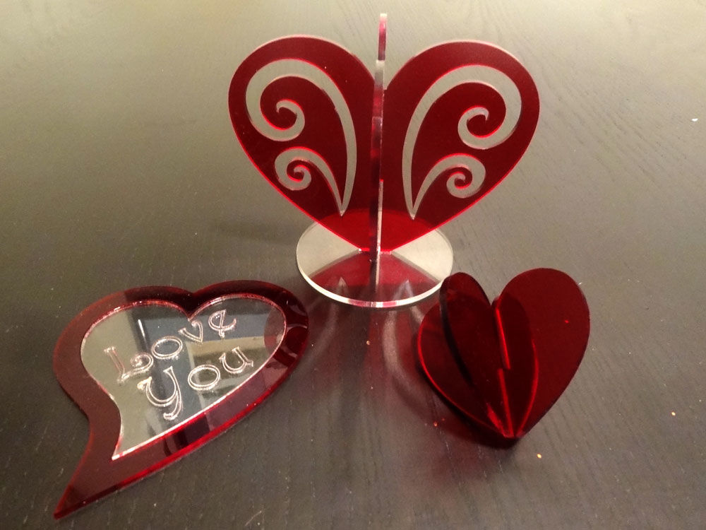 A Heart Decoration Laser Cut Free Vector - CNC FILE
