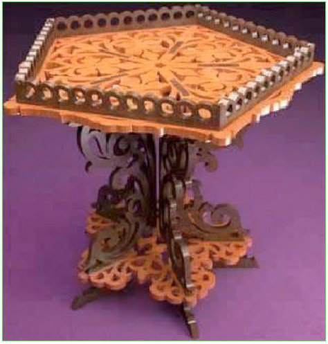 Fruit Stand Scroll Saw Fretwork Pattern PDF File - CNC FILE