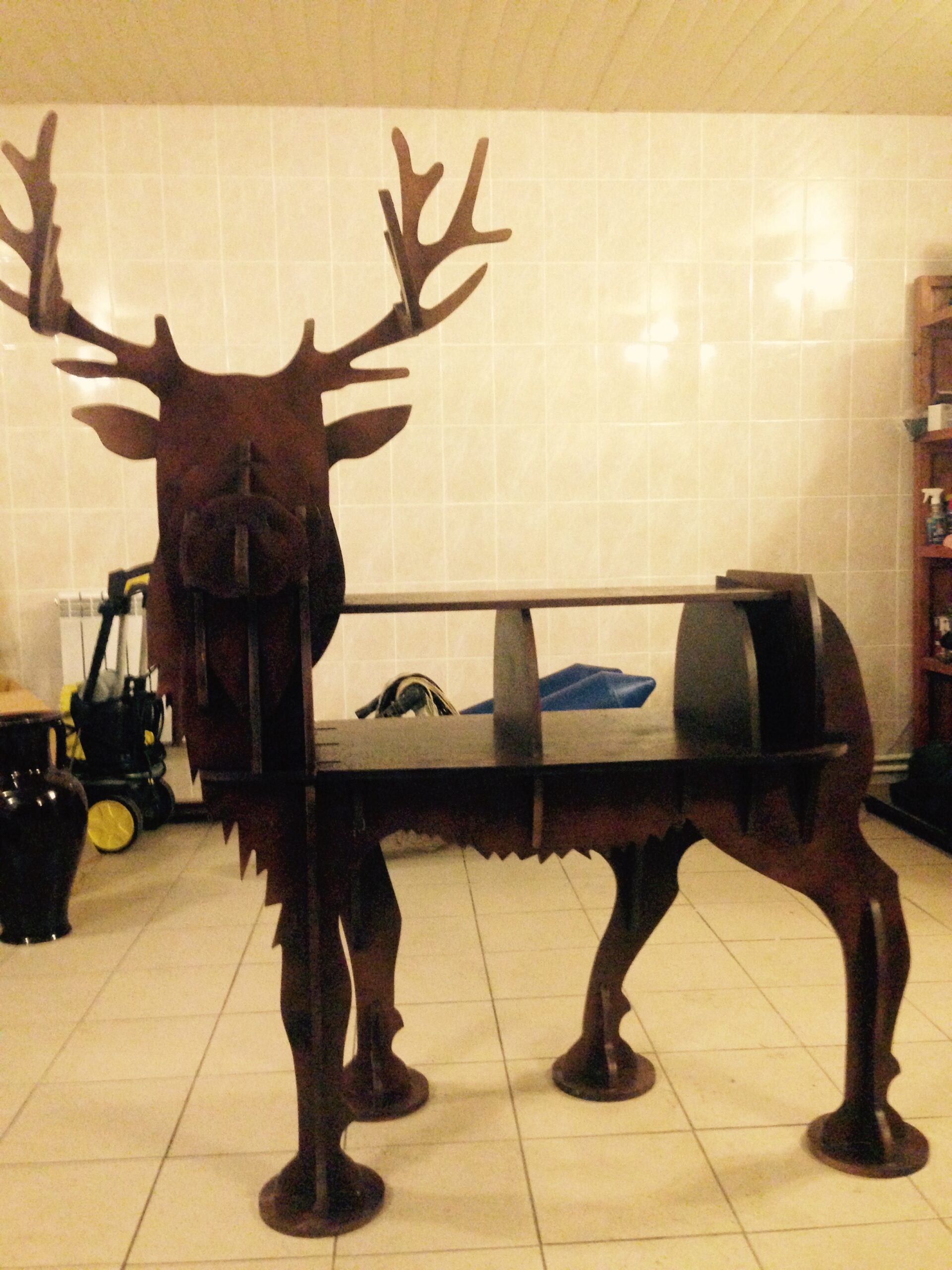 Deer Shaped Shelf DXF File - CNC FILE