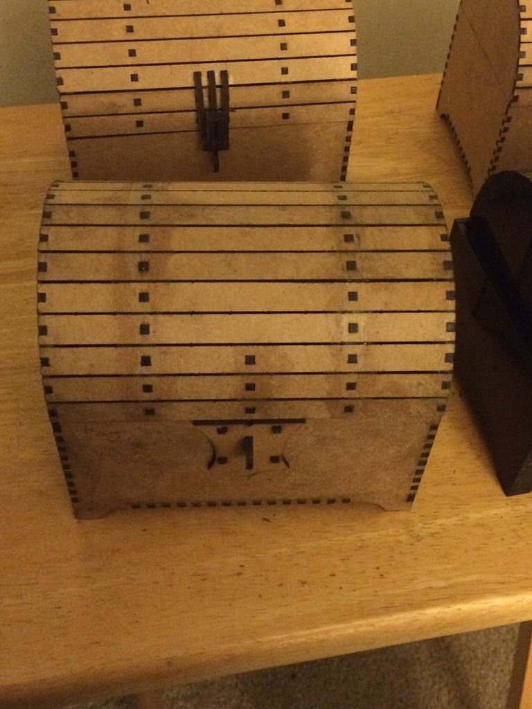 Laser Cut Chest Template Free Vector - CNC FILE