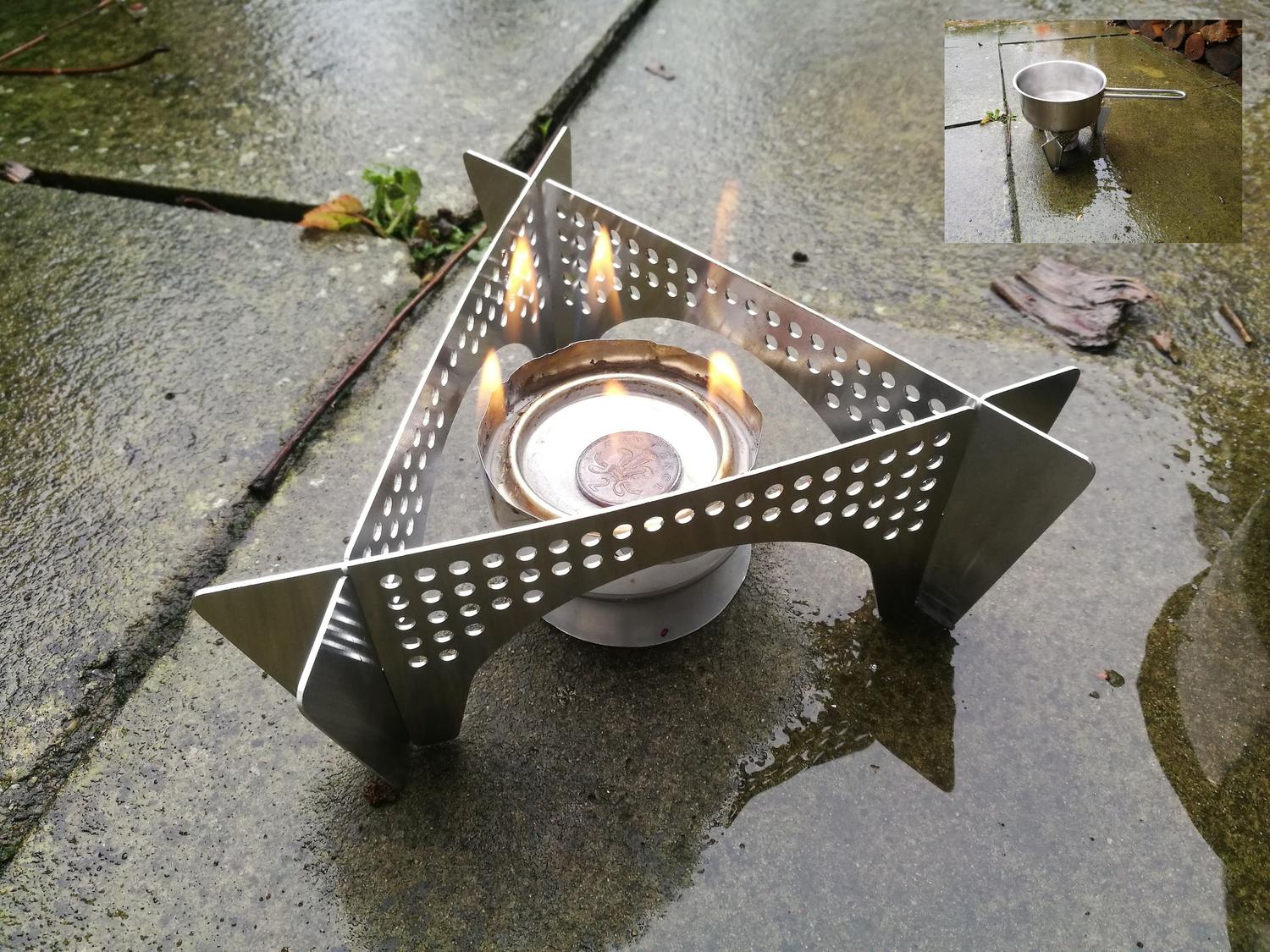 Laser Cut Stove Support Stand Base And Wind Shield For Outdoor Camping ...